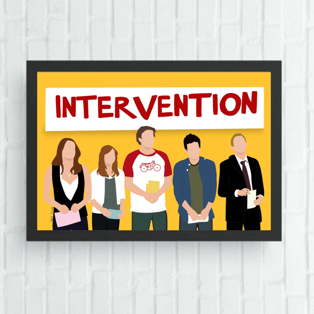 Quadro Intervention HIMYM – Desenharmos
